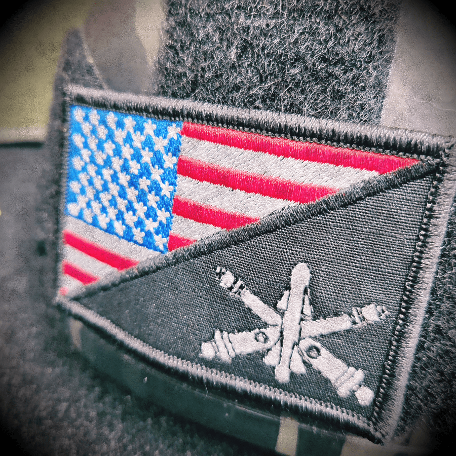 Army Air Defense Artillery Branch - USA Flag - 2.25x3.5 Patch – F and F ...