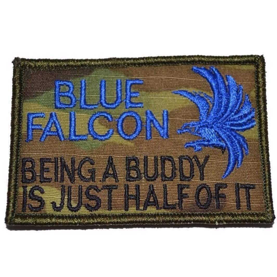 Blue Falcon - 2x3 Patch – F and F Steel
